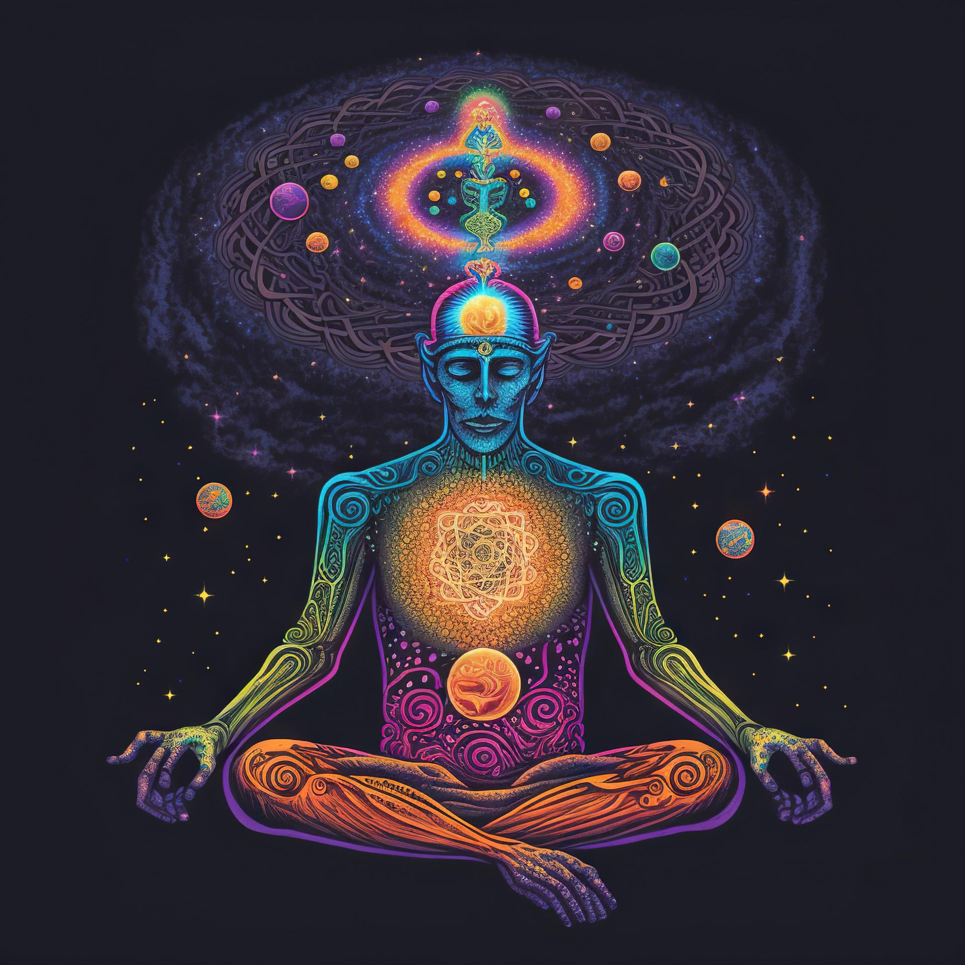 Kraft der Bewusstseinserweiterung und des legalen 1d LSD